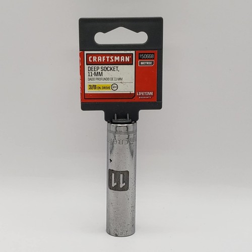 Sears Craftsman Tools SAE 11-MM 3/8" Inch Drive 12 Point Deep Socket ...