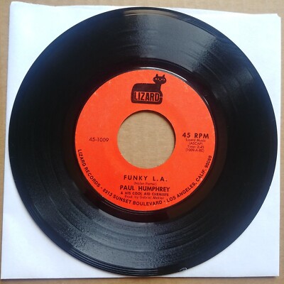 PAUL HUMPHREY Funky L.A. 45 7" FUNK SOUL Record Vinyl Records 1971 | eBay