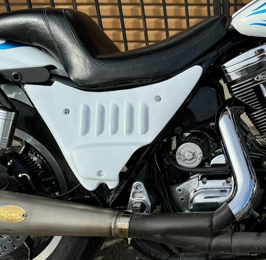 Fiberglass FXR Style Side Cover Plates for Harley FXR Custom ...