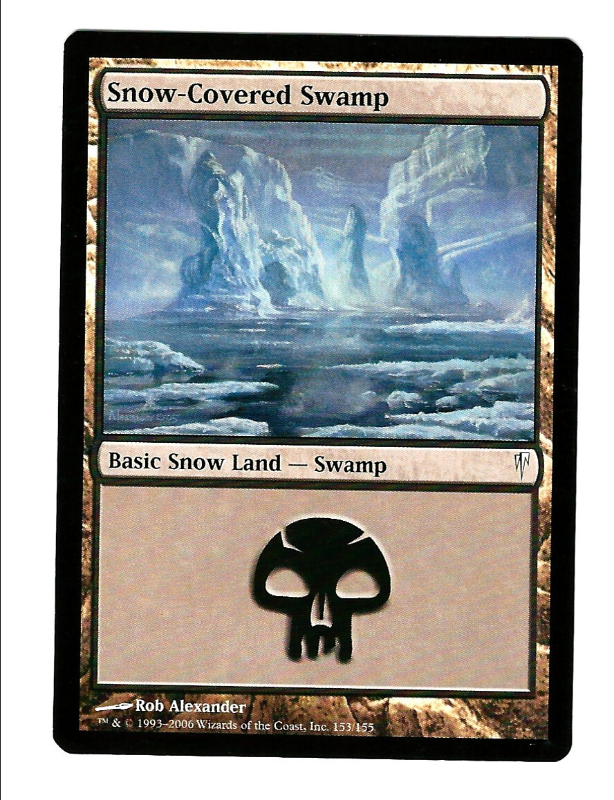 Snow-Covered Swamp x1 Coldsnap Magic MTG NM | eBay