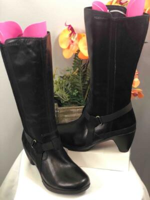 MERRELL Women's Evera Amp Mid-Calf Boots in Black Leather Sz US 6/ EU ...