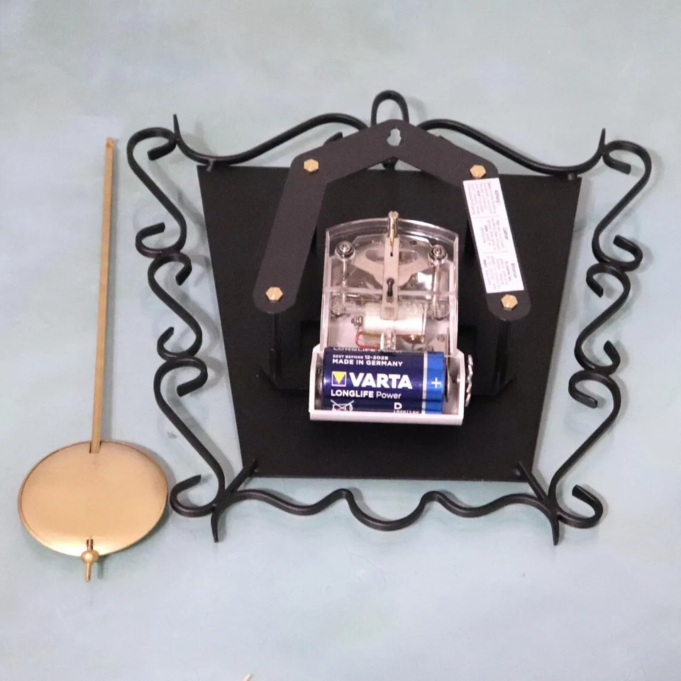 SCHATZ ELEXACTA Vintage Wall Top Clock NEW OLD STOCK NOS Rare! Cast ...