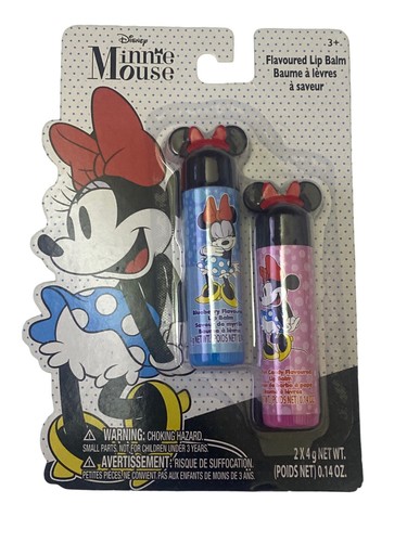 Townley Designed *Minnie Mouse * Flavored Lip Balm Blueberry & Cotton ...
