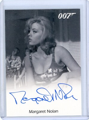 MARGARET NOLAN as DINK 2009 Rittenhouse JAMES BOND 007 ARCHIVES Autograph AUTO | eBay
