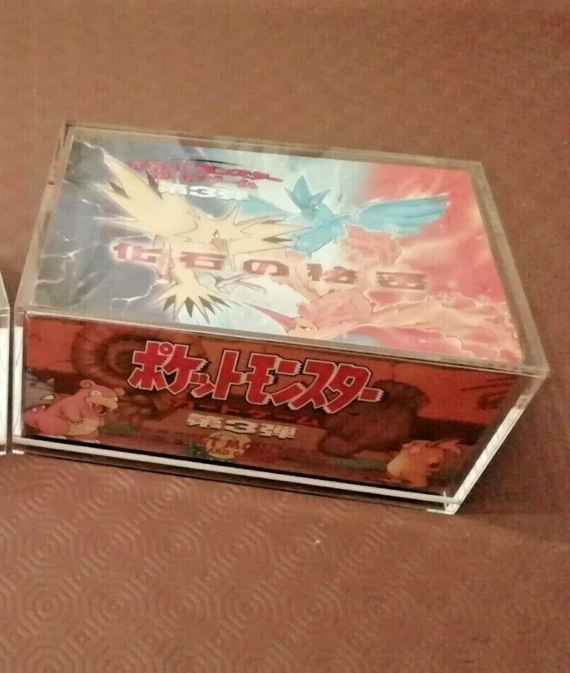 Pokemon Japanese Booster Box Protective Display Case/Jungle/Base Set ...
