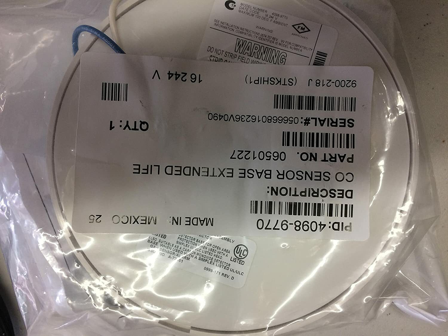 Simplex 4098-9770 - CO Base W/Extended Life | eBay