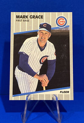 1989 Fleer Mark Grace Rookie Card #426 Chicago Cubs RC | eBay