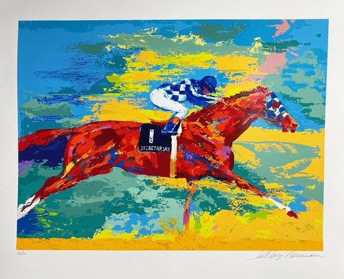 Leroy Neiman "The Great Secretariat" HAND SIGNED NUMBERED SERIGRAPH Ron ...