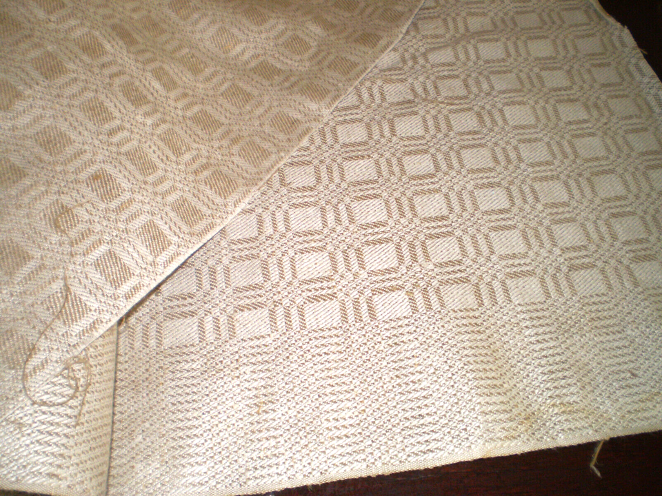 Vintage Homespun Linen Fabric Early 20s size is 240 in x 22 in | eBay