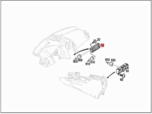 Genuine MERCEDES V251 W164 X164 Control unit complete 2519000101 | eBay