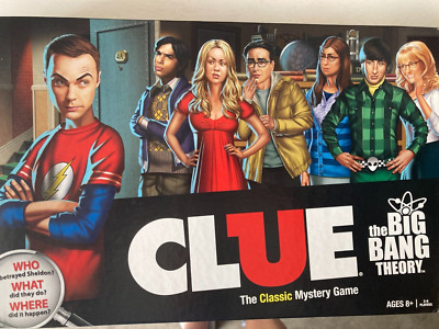 Clue Edition The Big Bang Theory Classic Mystery Board Game - Complete ...
