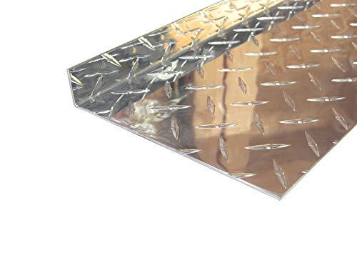 Aluminum Diamond Plate Angle .062 x 1 x 6 x 48 in. Inside Reverse 3003 ...