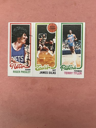 1980-81 Topps #56 #160 New Jersey Nets Roger Phegley Rookie Autograph ...