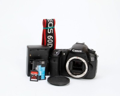 Canon EOS 60D 18MP Digital SLR Camera (Body Only) Black - Low Count ...
