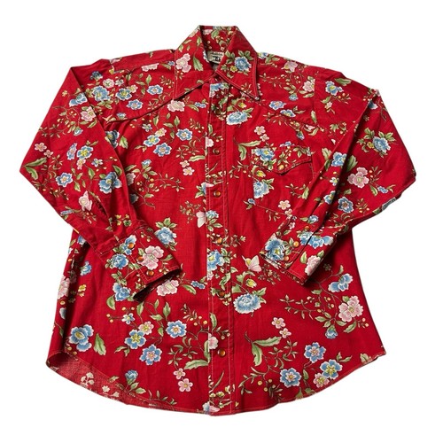 Vintage Larry Mahan Pearl Snap Shirt Men Size S Western Rockabilly ...