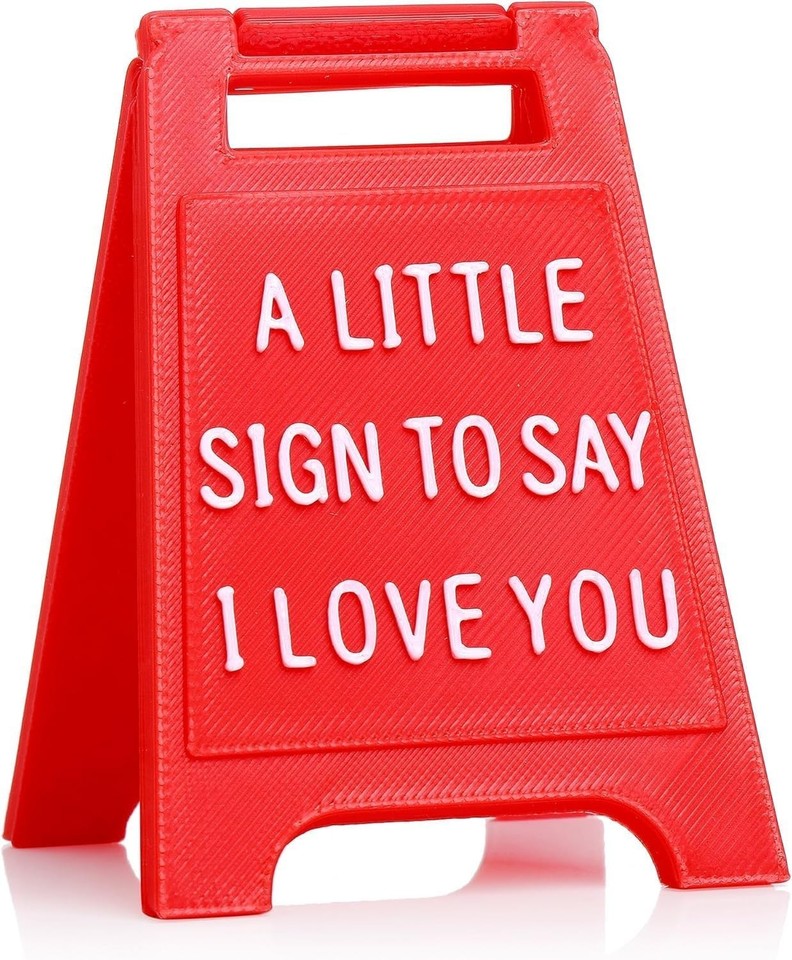 Charming Red Love Sign - Ideal Wall Decor for Anniversaries & Birthdays ...