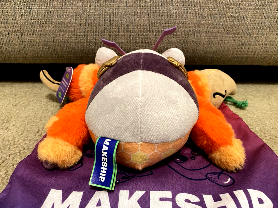 MAKESHIP MY SINGING MONSTERS BUZZINGA PLUSH ONLY 2,309 MADE TOY PLUSHIE ...