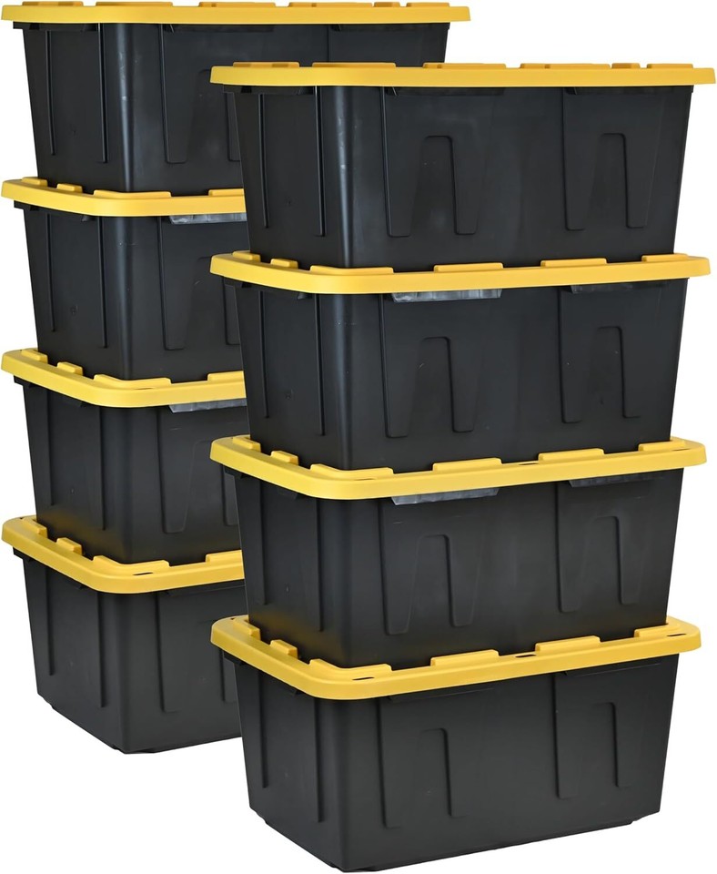 Black & Yellow®, Shelving Unit and Heavy Duty Storage Containers | eBay