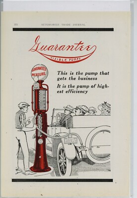 1921 Guarantee Measure Visible Gas Pump Ad: Rochester, Pennsylvania ...