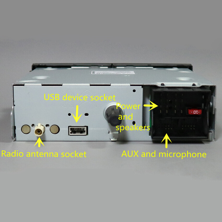 RD4 Upgrade RD45 Car Radio Player Screen USB AUX Microphone for Peugeot ...