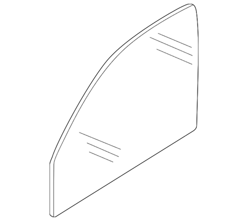New Genuine BMW Side Window Green Door Front (2000-2006) OE 51328402513 ...