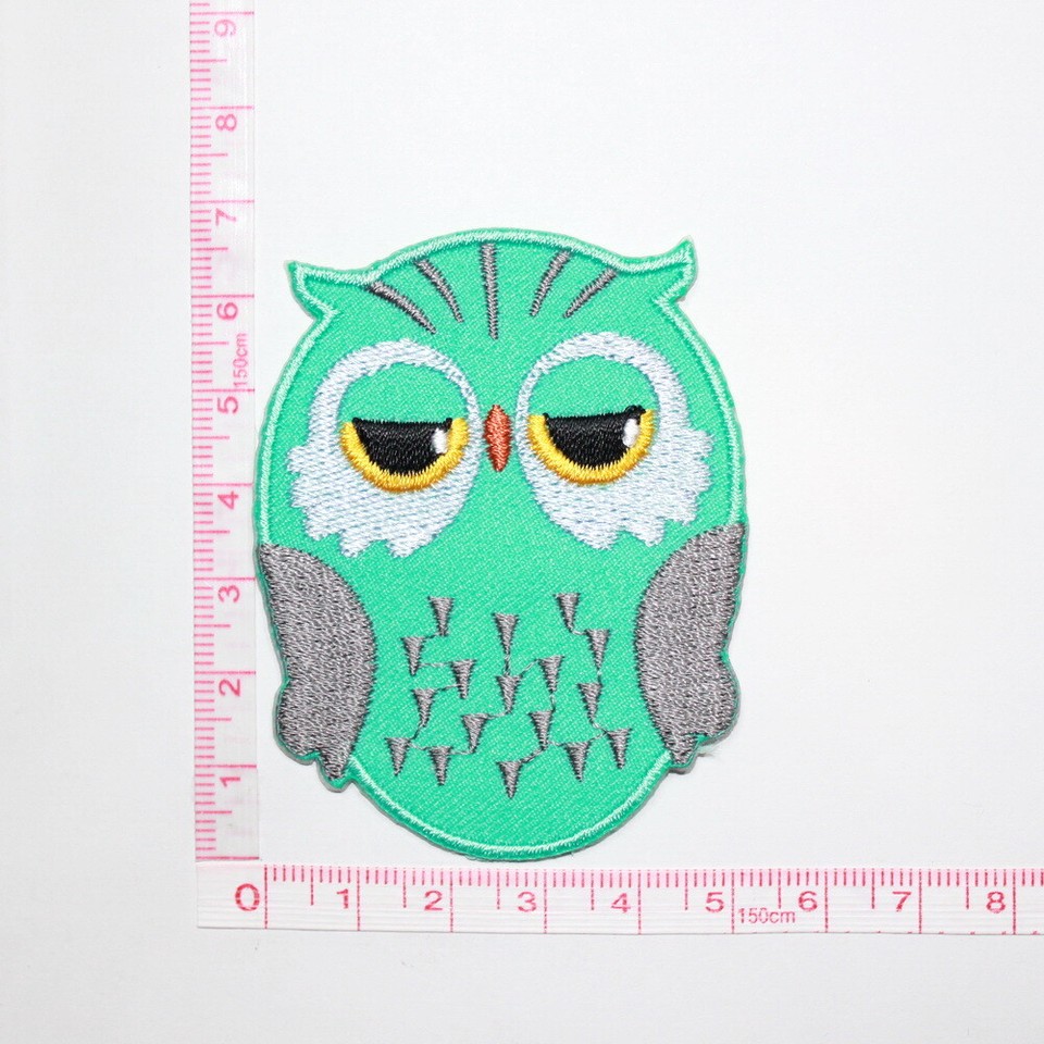 Colorful Owl patch Cute Bird Animal Cartoon Artwork Emblem for Iron on ...