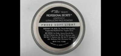 Cinema Secrets Light Touch Ultralucent Setting Powder PW002 SOFT LIGHT ...