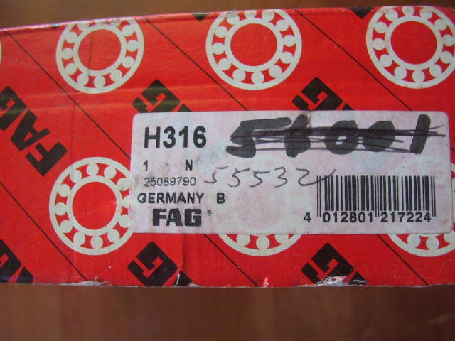 FAG H316 Bearing Adapter Sleeve H 316 for sale online | eBay