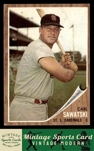 1962 Topps - Carl Sawatski - #106 St. Louis Cardinals | eBay