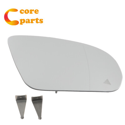Passenger Side Door Mirror Glass w/Blind Spot for Mercedes-Benz E43 E53 ...