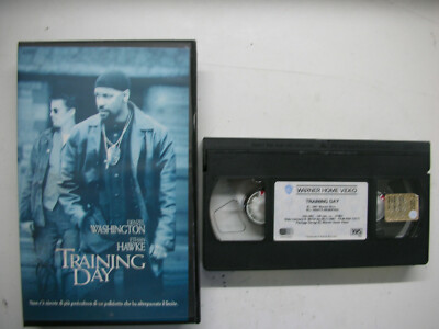 Training Day Denzel Washington Ethan Hawke Scott Glenn 2002 VHS Italian ...