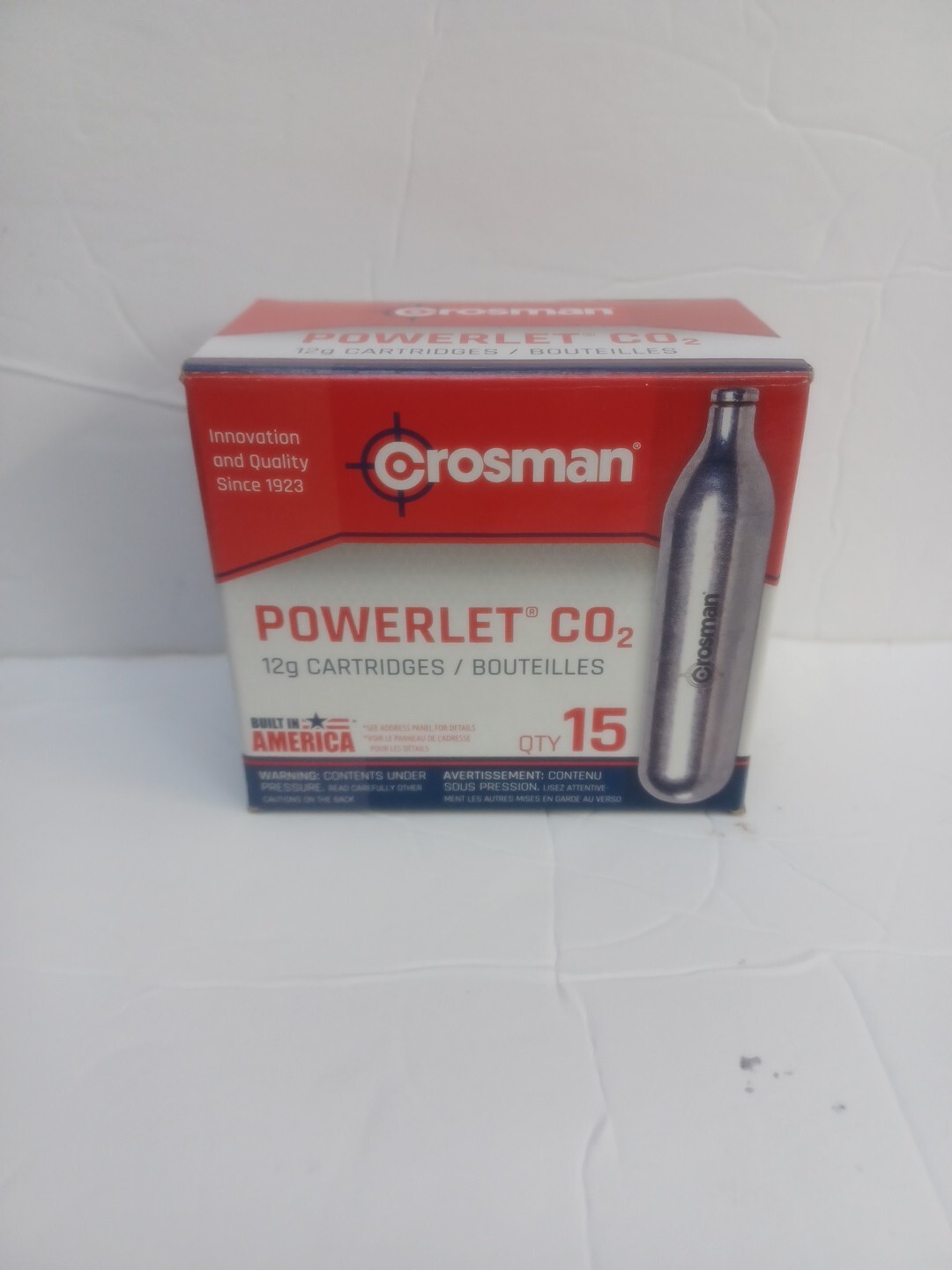 Crosman POWERLET CO2 CARTRIDGES 25-Count 12g Airgun Airsoft 2311 FAST ...