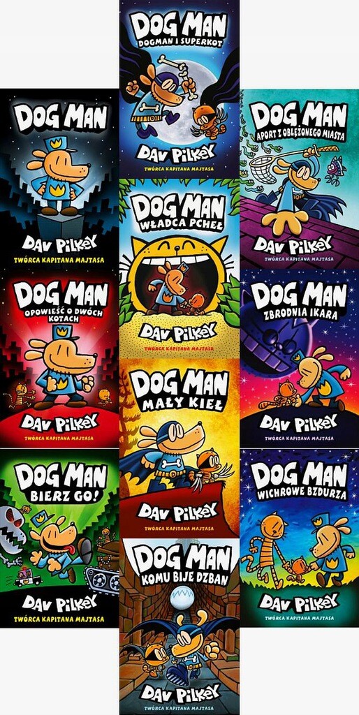 Dav Pilkey - Dogman Tom 1 -10 (polish books) | eBay