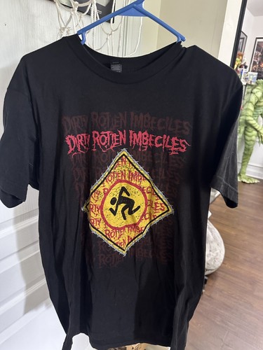 D.R.I. DRI Band Punk Rock T-Shirt Dirty Rotten Imbeciles L World tour ...
