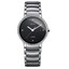RADO Centrix Jubilé Diamond Bezel Black Dial Stainless Ladies Watch ...