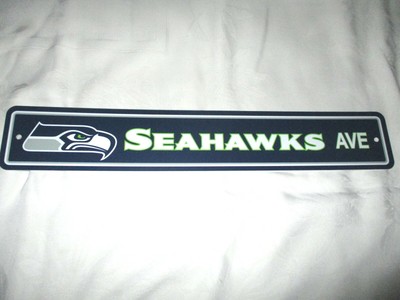 SEATTLE SEAHAWKS STREET SIGN #3 - NEW | eBay