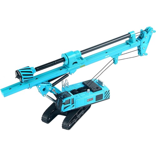 Blue 1/64 Alloy Rotary Drilling Rig Crawler Excavator Vehicle ...