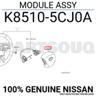 K85105CJ0A Genuine Nissan MODULE ASSY K8510-5CJ0A | eBay