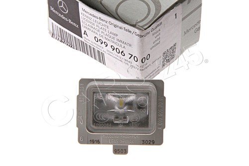 Genuine MERCEDES X222 A207 C207 C218 R231 LED License plate lamp ...