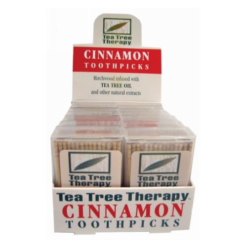 Tea Tree Therapy Toothpicks 100 ct Cinnamon | eBay