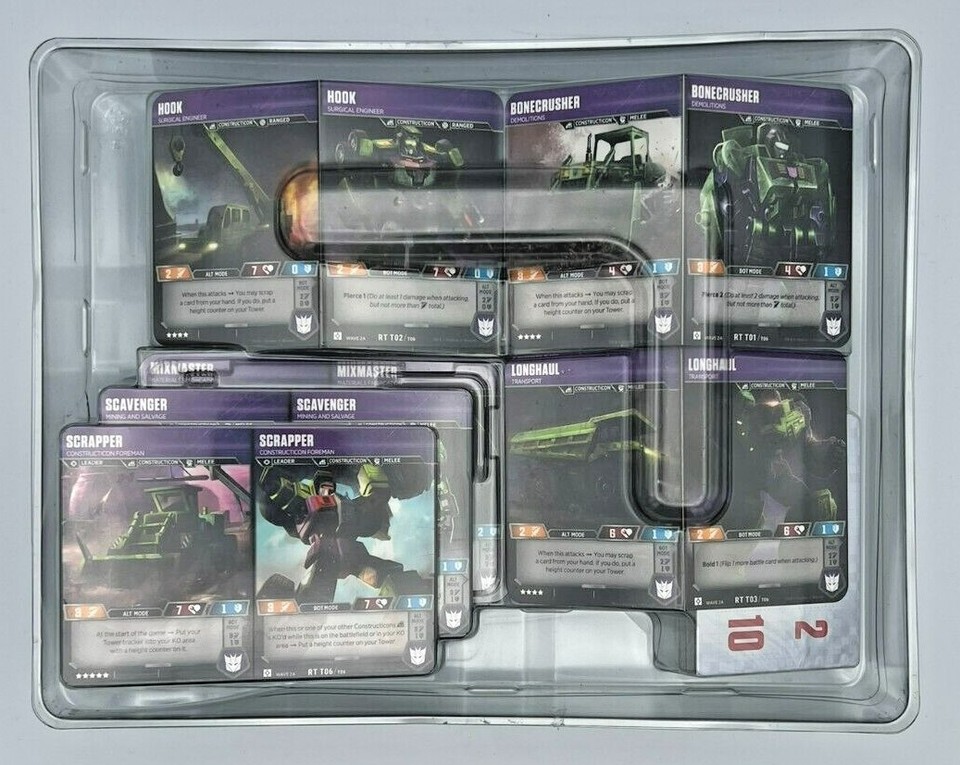 Hasbro Transformers Authentic Devastator Deck Cards | eBay