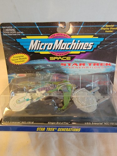 Star Trek Generations Galoob Micro Machines Space ~ Enterprise B D Bird ...