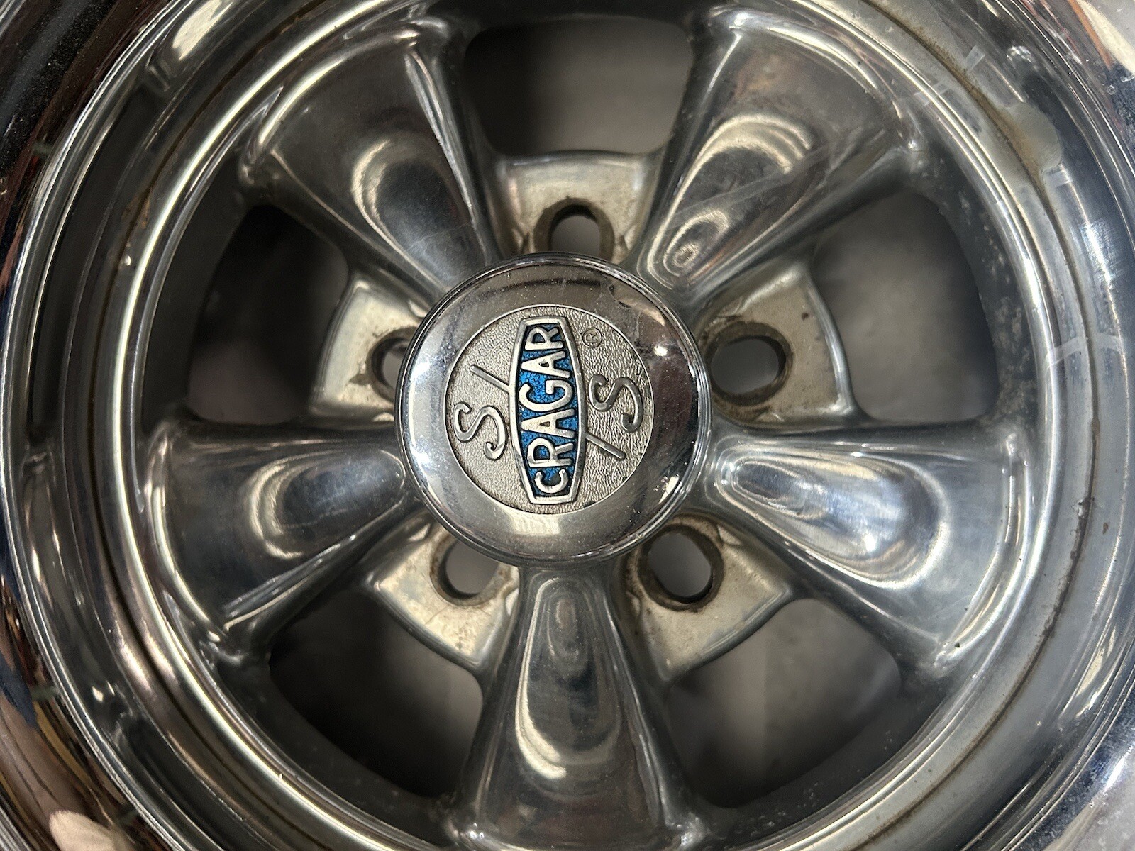 Cragar S/S Mag Wheels 15x10 Deep Dish Chevy Ford Mopar Drag Race Hot ...