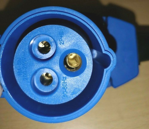 EHU 16A SOCKET 230V CARAVAN RV MOTORHOME CAMPER VAN right angled 90 ...