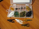 28 Pc Leland's Trout Slayer Kit Jig Lures & Plastic Craw Fishing Baits ...