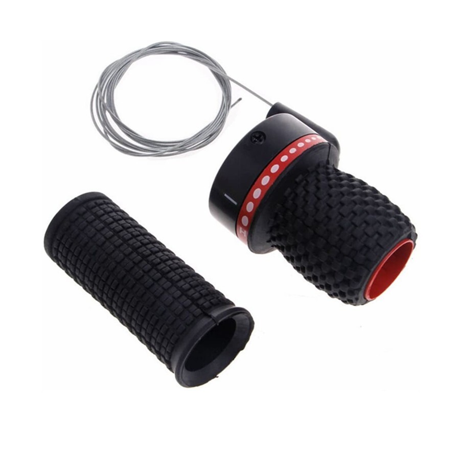 Mountain Bike Bicycle 18/21 Speed Twist Gear Shifter Set + Grips ...