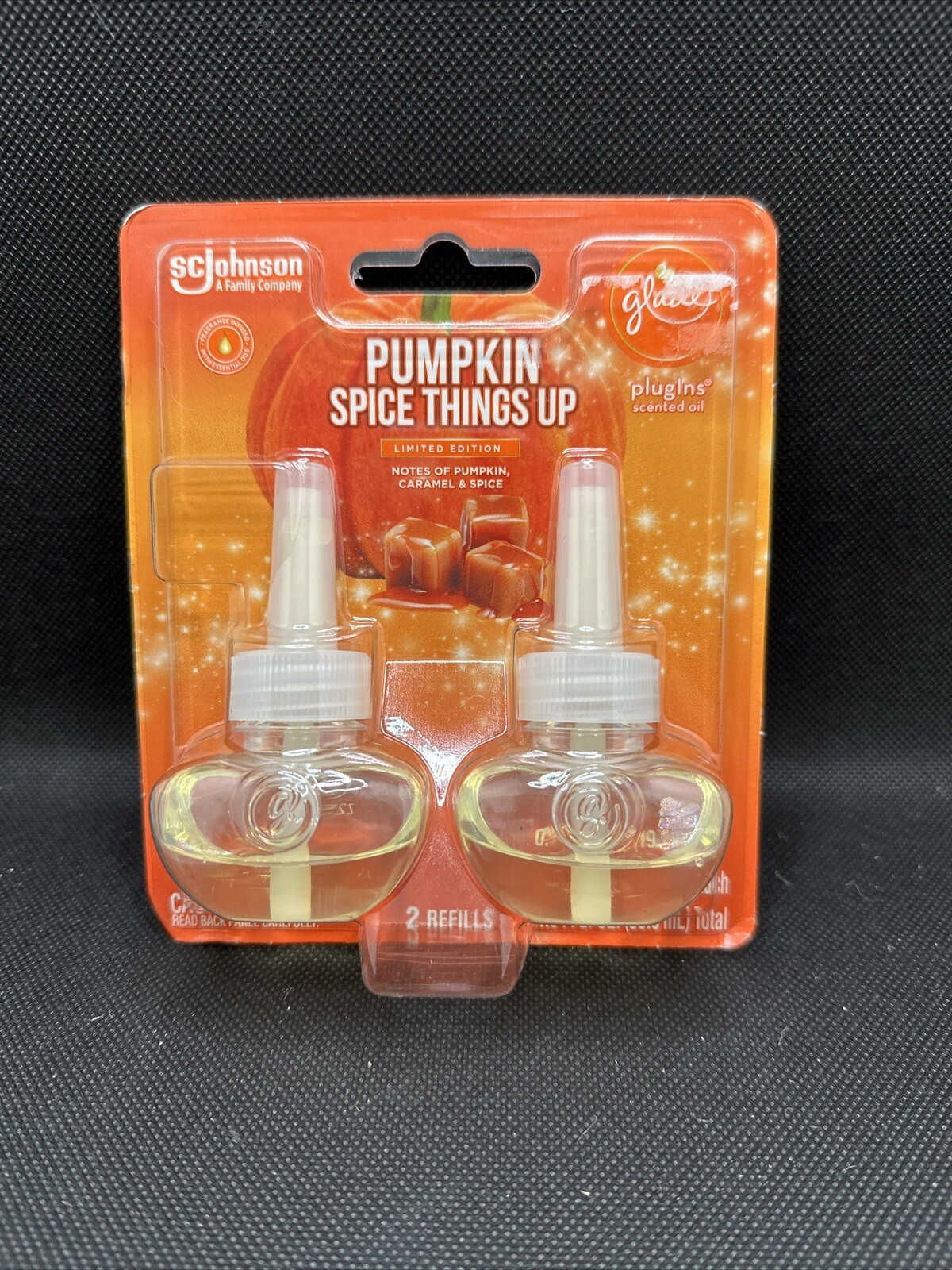 2 Count Glade Plug In Oil Refill “Pumpkin Spice Things Up” Plugin ...