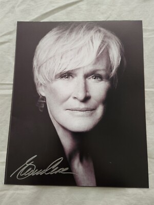 GLENN CLOSE Signed 8x10 EGOT Nominee THE NATURAL JSA PSA Beckett ...