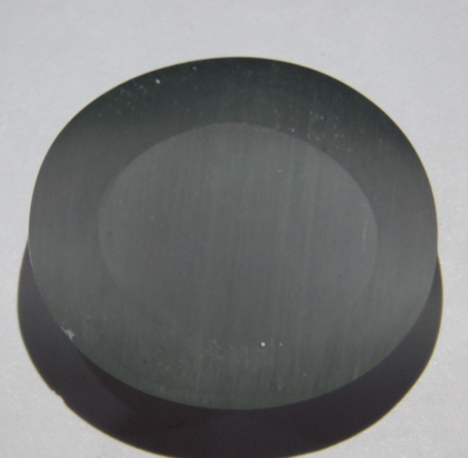 Natural 120.75 Ct Chrysoberyl Gray Cats Eye Oval Cabochon Cut Loose ...