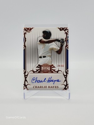 2023 Leaf A Bronx Legacy CHARLIE HAYES Auto Autograph /65 | eBay